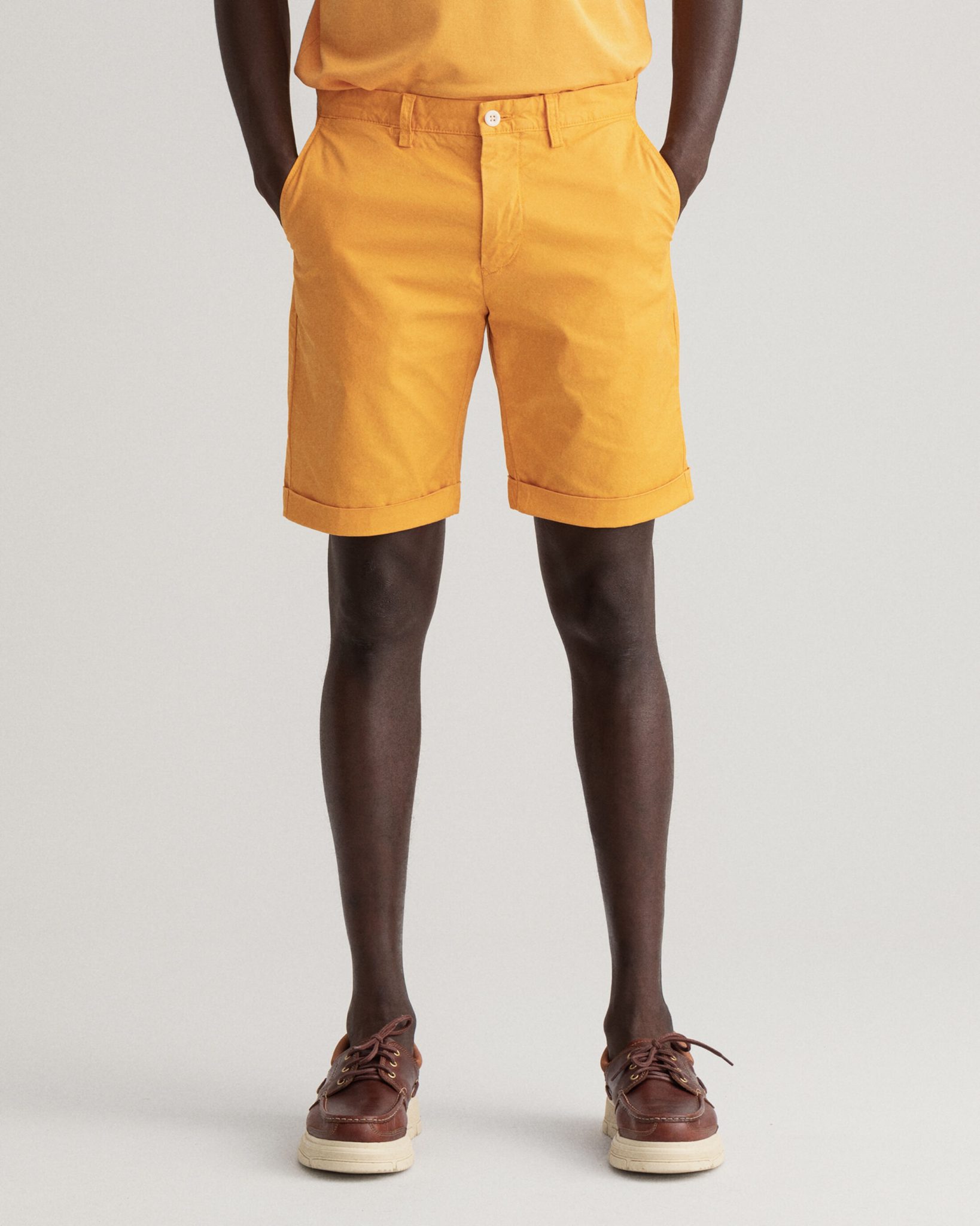 Gant Allister Sunfaded Shorts Dahlia Orange - Aukia