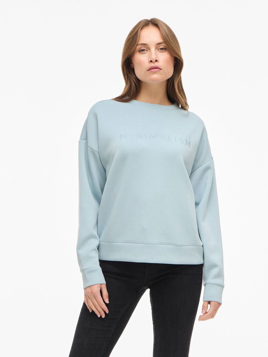 Vireflect Minimalism Sweatshirt Winter Sky - Aukia